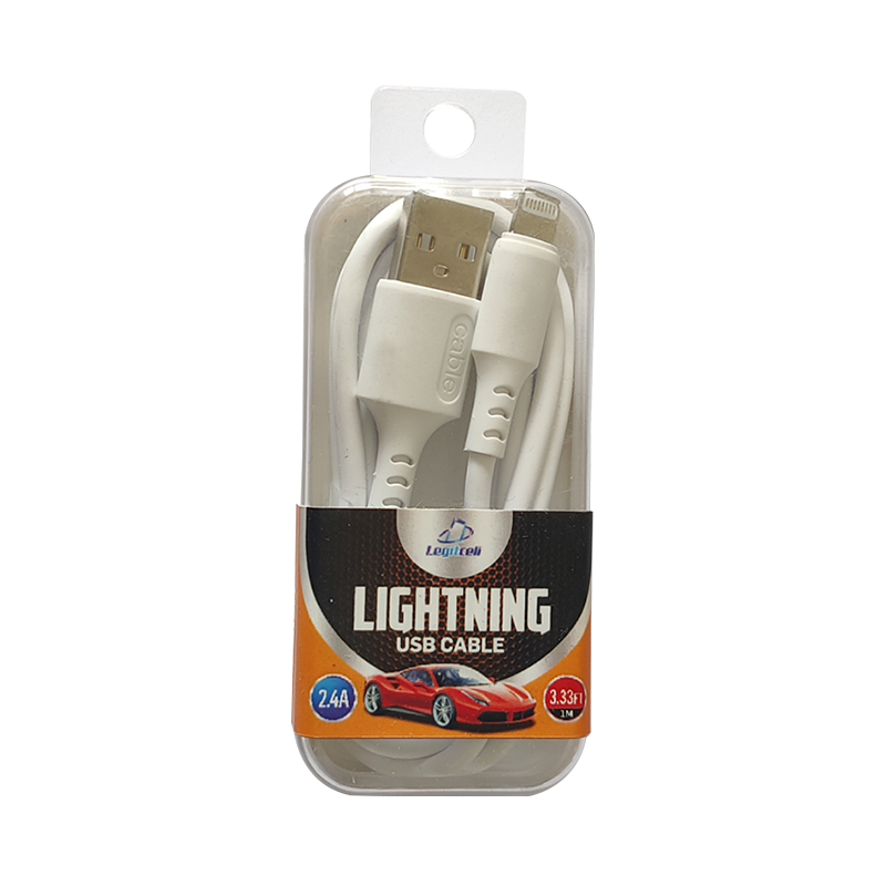 1M 3.33FT WHITE LIGHTNING USB CABLE